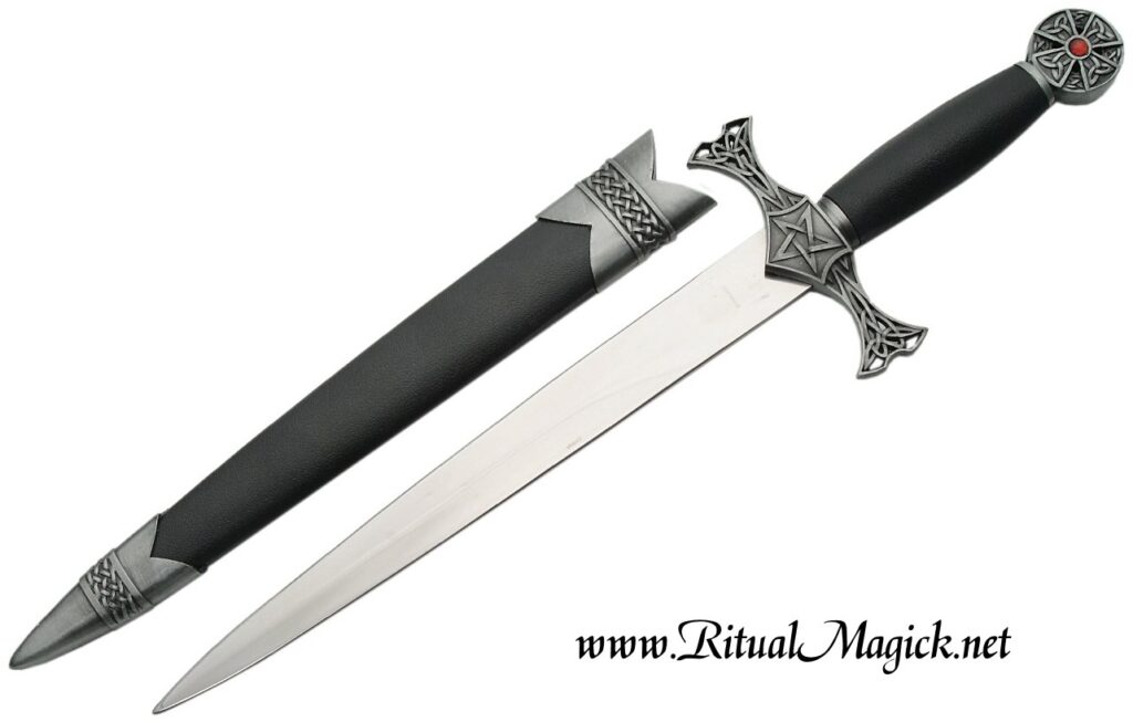 Wiccan Celtic Athame with Pentacle – Ritual Magick