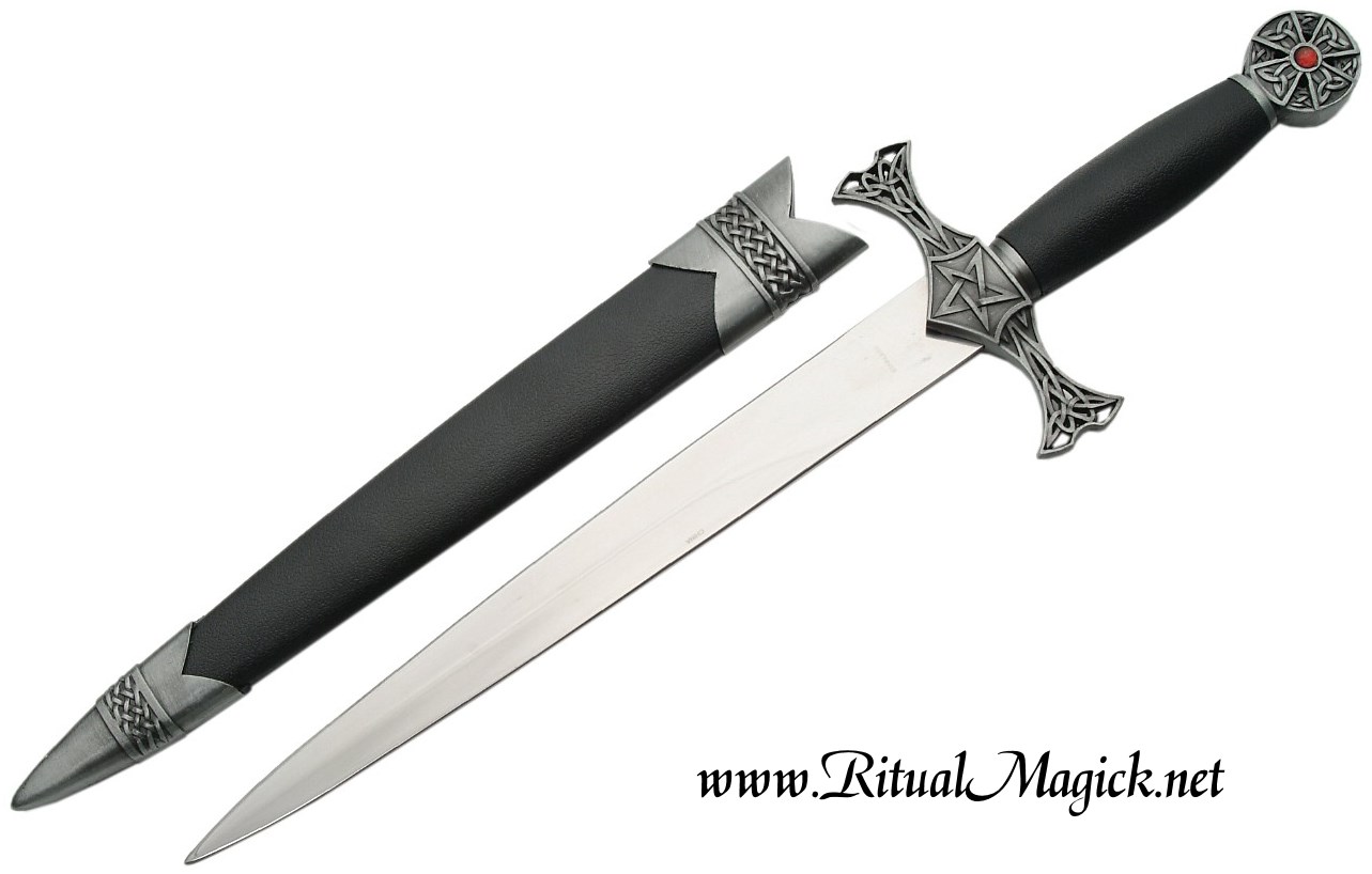 Wiccan Celtic Athame with Pentacle – Ritual Magick
