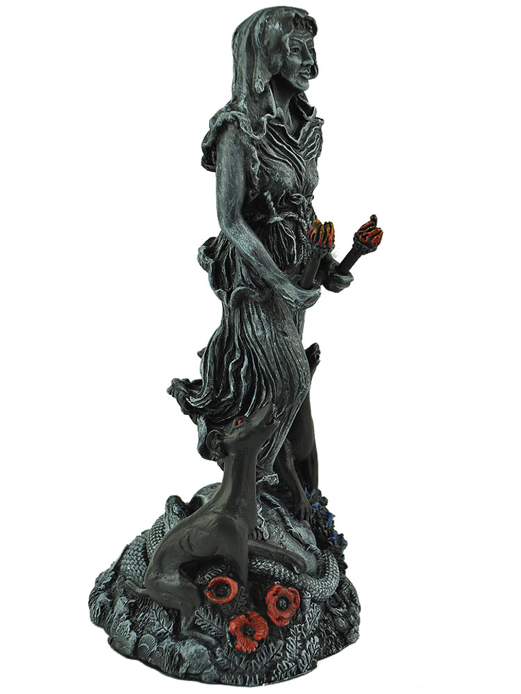 Hecate Statue – Color: Charcoal – Ritual Magick